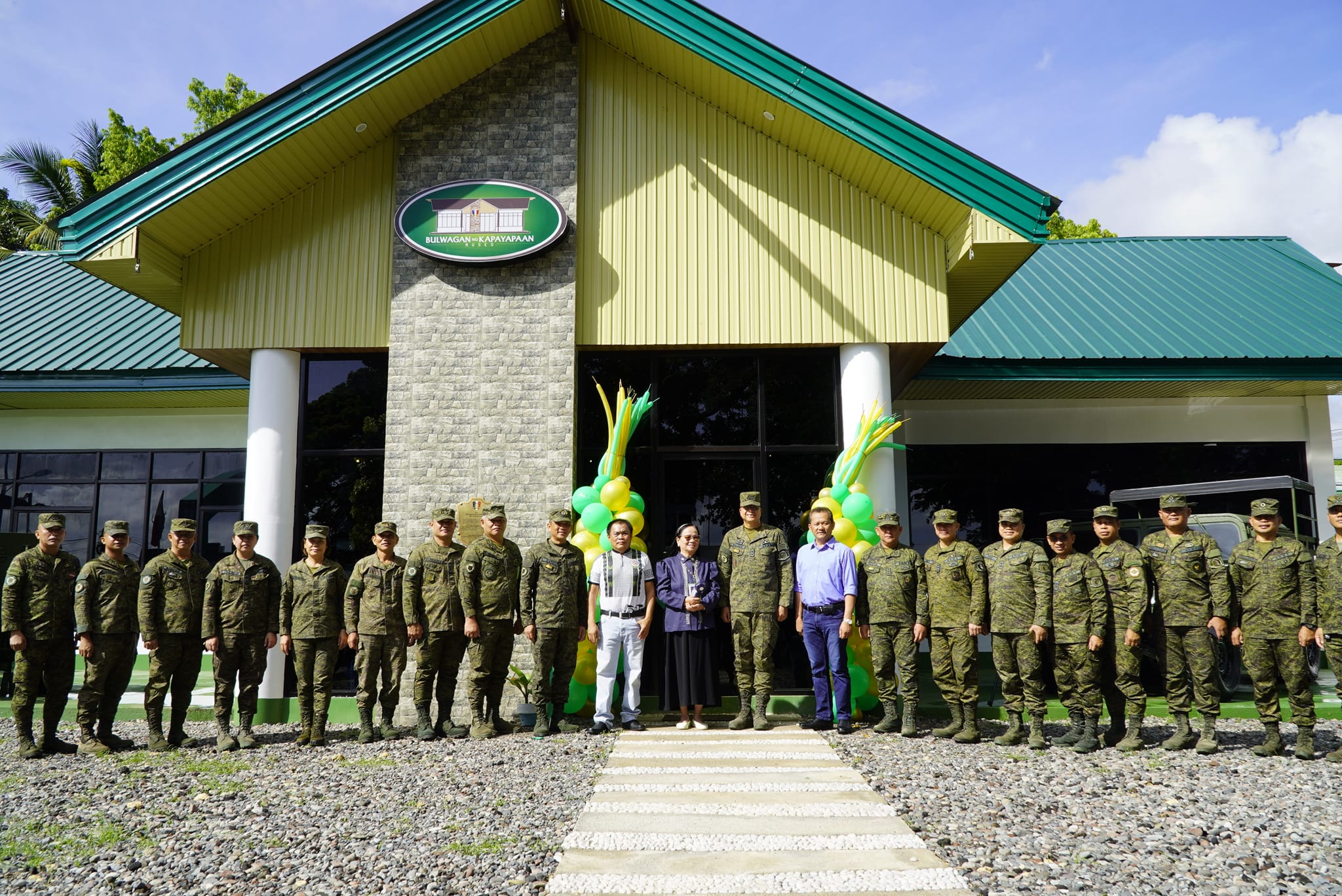 MPW itinurn-over ang Multi-Purpose Building sa Camp Siongco ...