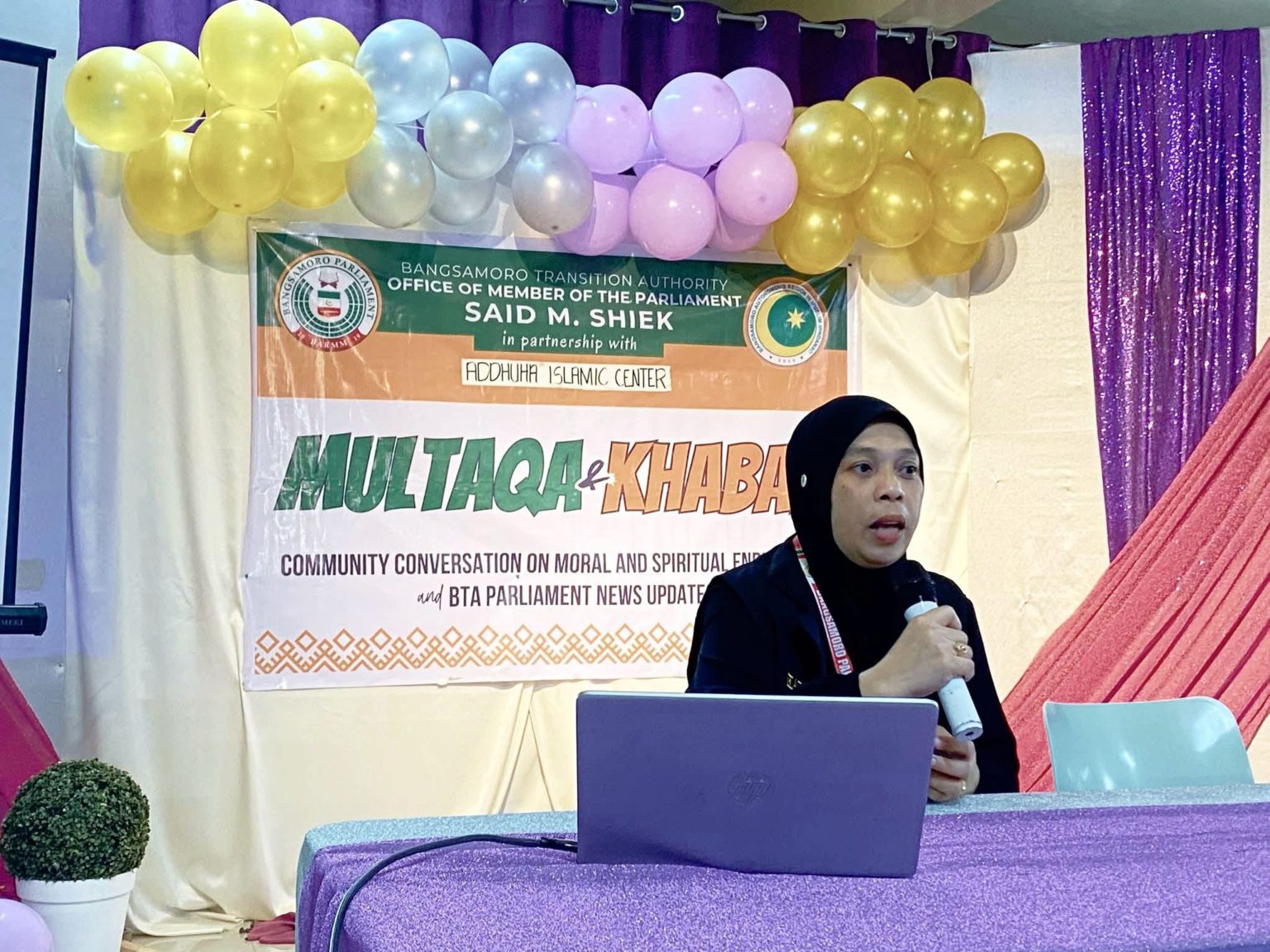 MP Sheik, Nagsagawa ng Multaqa at Khabar sa Marawi City – BangsamoroToday